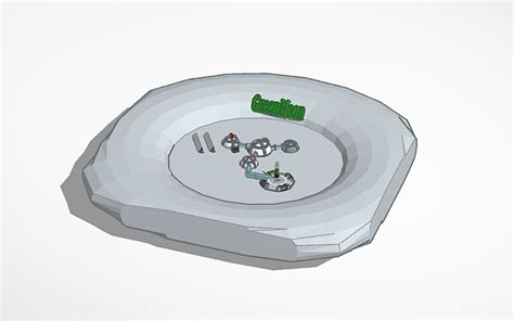 3d Design Green Moon Tinkercad