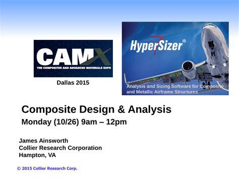 Pdf Composite Design And Analysis Hypersizer Design And Analysis