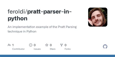 Github Feroldipratt Parser In Python An Implementation Example Of The Pratt Parsing