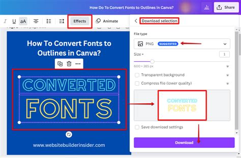 How Do I Convert Fonts To Outlines In Canva Websitebuilderinsider