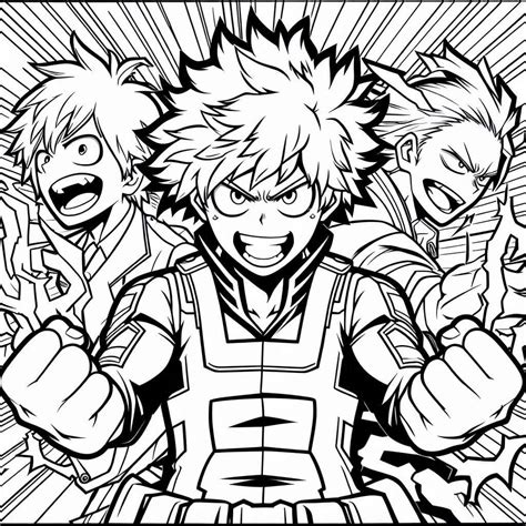 Dibujos De My Hero Academia Para Colorear E Imprimir Coloringlib
