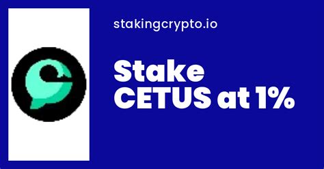 Cetus Protocol Cetus Staking At 1