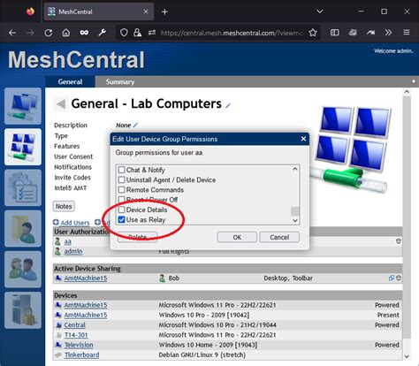 Ssh To Device Without Agent Via Relay Does Not Work If User Doesnt