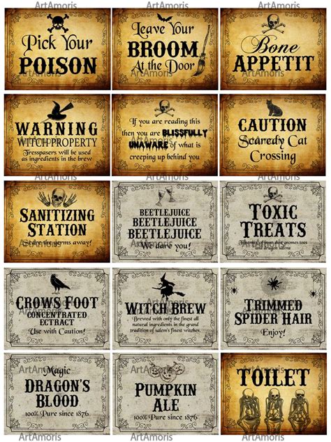 Halloween Party Signs Funny Adult Halloween Party Printables Etsy Artofit
