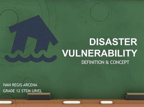 Concept Of Disaster Hazard Vulnerability Exposure Capacity Ppt