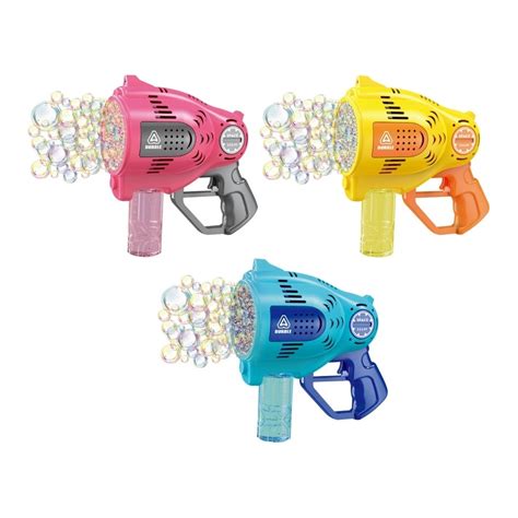 Space Bubble Machine Handheld Bubble Maker With 57 Holes Assorted