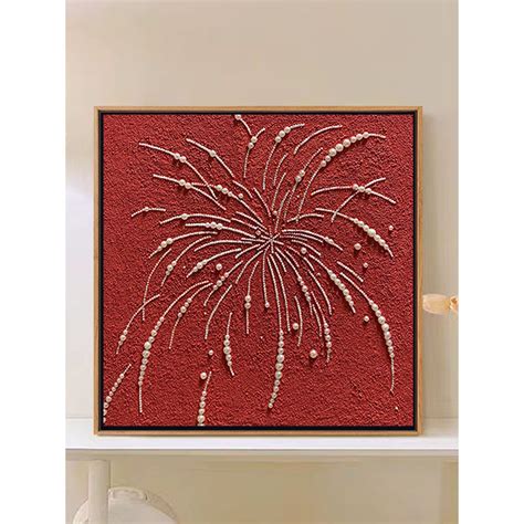 Bunga Api Lukisan Tekstur 3d Mutiara Lukisan Minyak Digital Diy Hiasan Mewarna Yang Dilukis