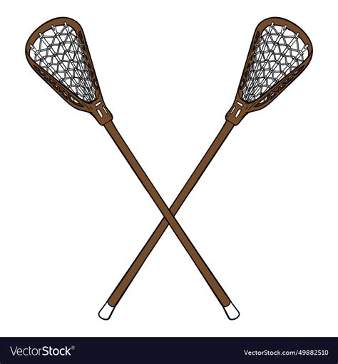 Lacrosse Stick Royalty Free Vector Image Vectorstock
