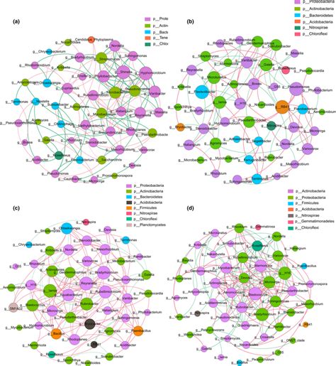 Species Co‐occurrence Network Analysis Of Bacterial Communities In Four Download Scientific