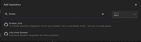 Integration Not Found · Issue 241 · Thomaslovenhass Browsermod · Github