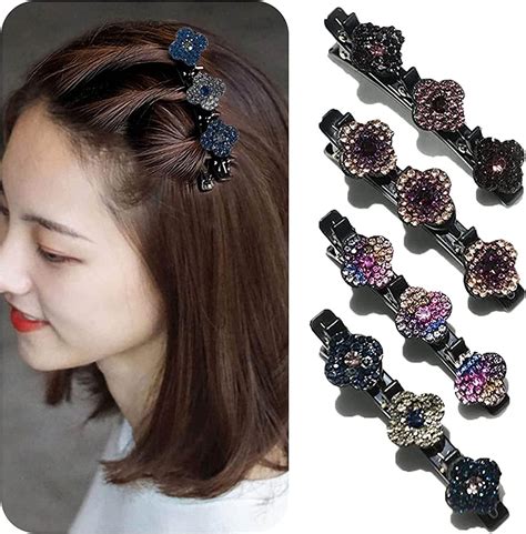 Sparkling Crystal Stone Hair Barettes Rhinestone Hair Clips Girls