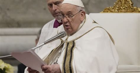 Pope Francis Mourns The Rejection Of Peace And Futile Logic Of War