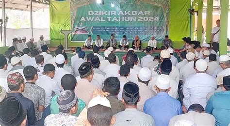 Ratusan Warga Binaan Lapas Kelas IIA Jambi Ikuti Zikir Akbar Awal Tahun