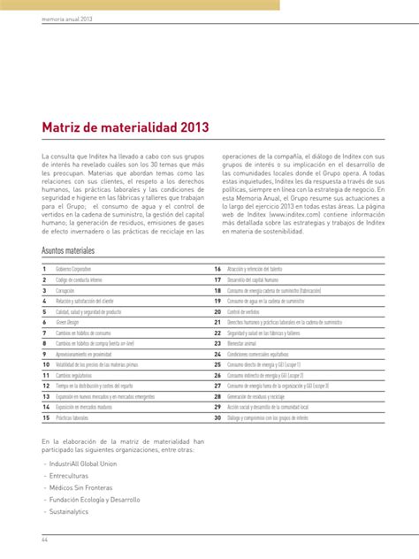 Matriz De Materialidad Descargar Gratis Pdf Cadena De Suministro