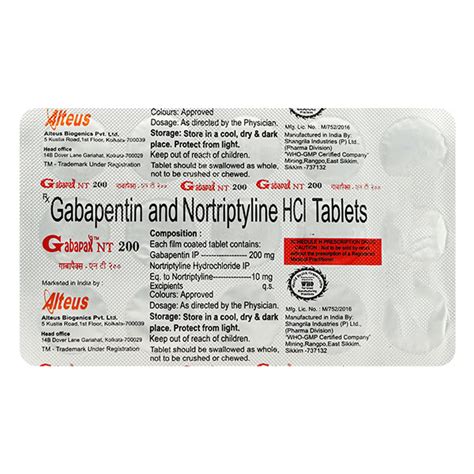 Gabapax Nt 200 Tablet 15s Price Uses Side Effects Netmeds