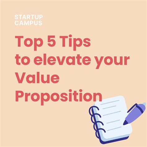 How To Elevate Your Value Proposition For Startups Startup Campus