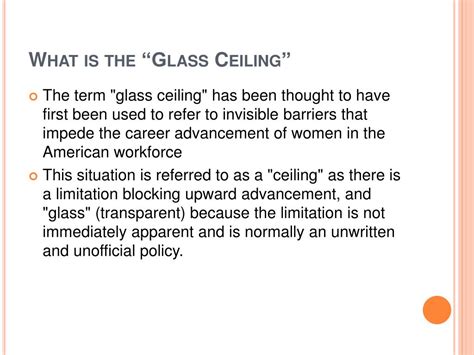 Glass Ceiling Theory Of Leadership Shelly Lighting