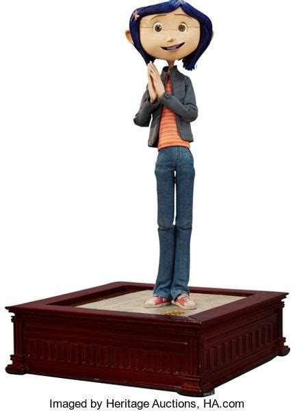 Coraline In Jeans And Orange Striped Shirt Original Promotional Lot