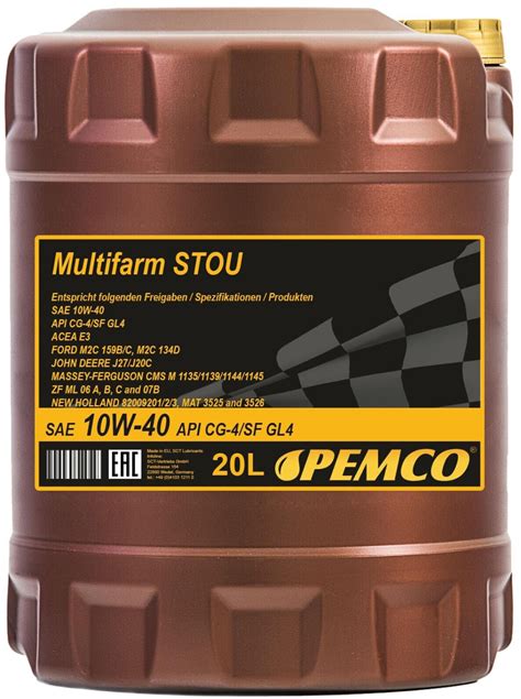 Pemco Multifarm STOU 10W-40 ab 30,67 € | Preisvergleich bei idealo.de