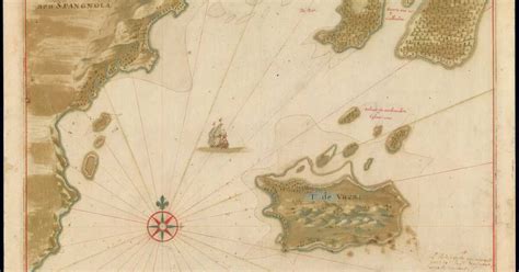 map of Île à vache and part of the coast of hispaniola atlas of