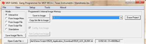 msp gang info block unwanted erase during programming msp low power