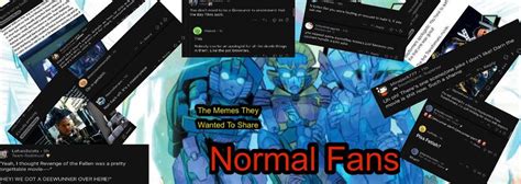 In Every Tf Continuity I Have Experienced All You ‘fans Are The Same You All Believe Your