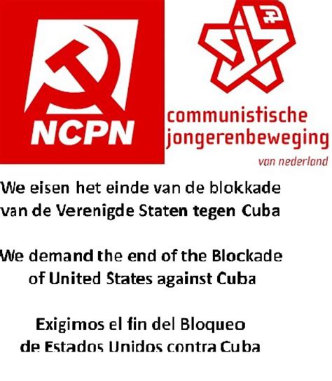 Demandan En Los Países Bajos El Fin Del Bloqueo Impuesto Por El