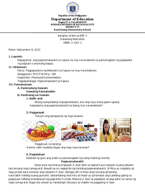 Edukasyon Sa Pagpapakatao 3 Pdf