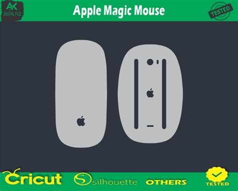 Apple Magic Mouse Skin Vector Template 3 50