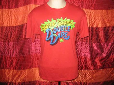 Vintage 80s Super Sloppy Double Dare T Shirt M L Defunkd