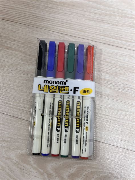 모나미 네임펜f 6색 세트 청운효자동 생활주방 당근 중고거래