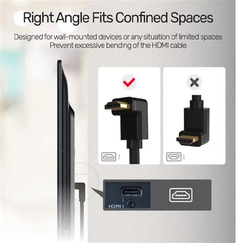 Unitek High Speed Hdmi Cable 4k 60hz Uhd Definition Black Pvc Jacket Gold Plated Connector