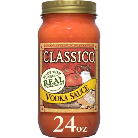 Classico Vodka Sauce Tomato Spaghetti Pasta Sauce Same Day Delivery