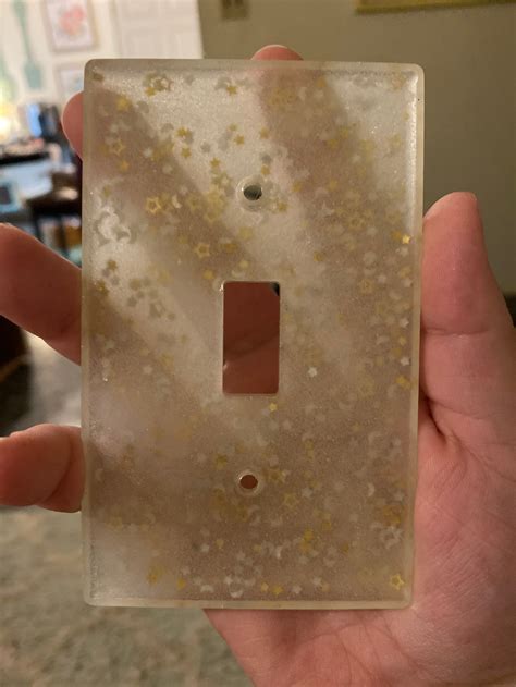 Super Cool Glow In The Dark Light Switch Cover With Moons Etsy