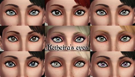Mod The Sims Semi Realistic Default Eyes And Eyewhites Eyelash