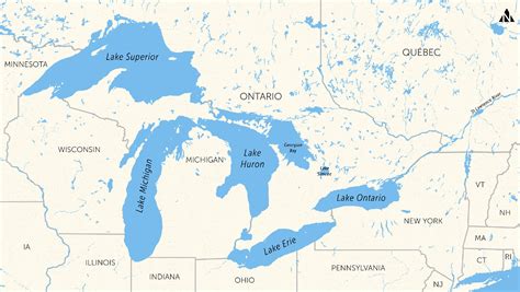 Great Lakes Map
