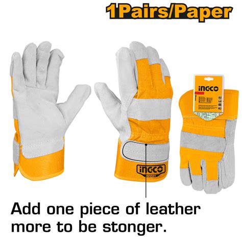 Ingco 105 Inch Welding Leather Gloves Hgvc01 Ingco Philippines
