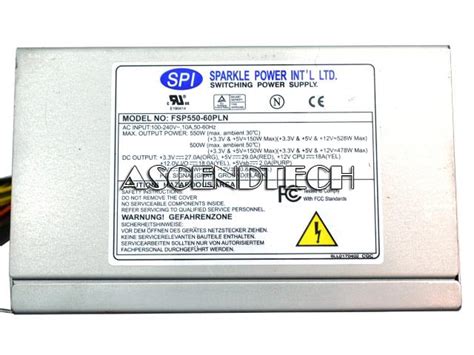 FSP550-60PLN 9PA5500206 | Sparkle Power 550 Watt FSP550-60PLN Psu