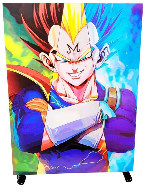 Dragon Ball Super Goku And Vegeta Anime 3d Lenticular Motion Poster
