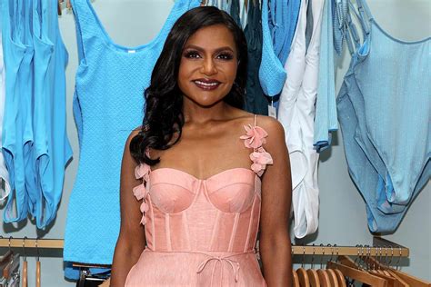 Mindy Kaling Wows In Cheery Pink Dress At Malibu Andie Swim Event Photos