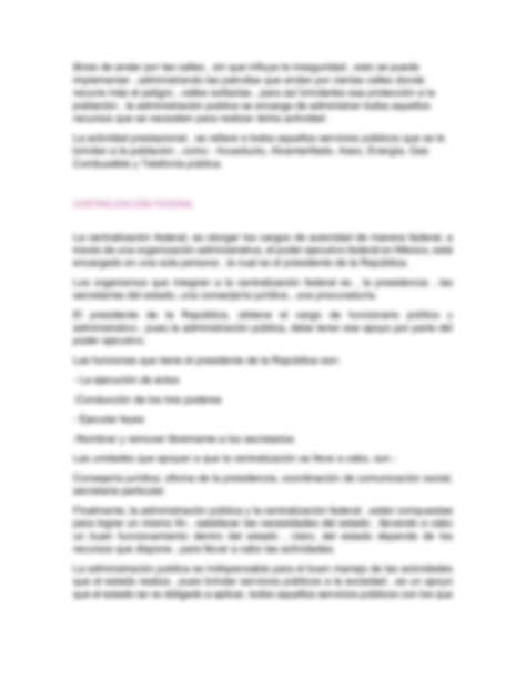SOLUTION Ensayo La Administraci N P Blica Y Centralizaci N Federal