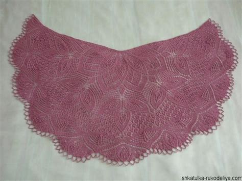 Ажурная шаль спицами Шкатулка рукоделия Сайт для рукодельниц Lace Knitting Knitting Knit