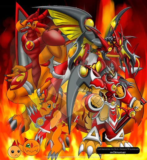Pyromons Digivolution Lines By Slc Speedywildheart On Deviantart