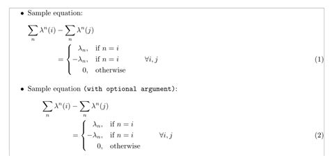 Left Align First Line Of Equation And Other Complex Align Tex