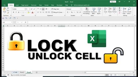 How To Lock Unlock Cells In Excel With And Without Password Excel