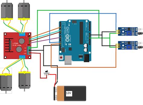 Line Follower Robot Using Arduino And L298n Module In 2025 Arduino
