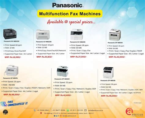 Panasonic Multifunction Printer MB251 A4 At 48000 Piece In Ernakulam