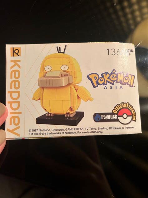 Pokemon Psyduck Keepley Lego Blocks Hobbies And Toys Toys And Games On