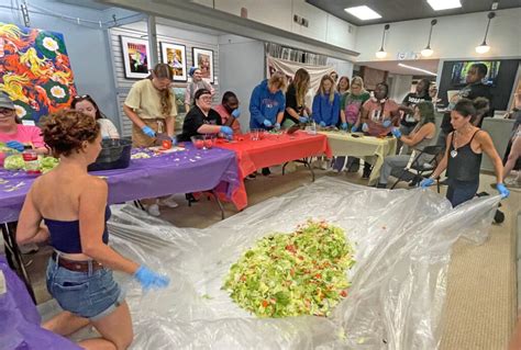 The Art Of Tossing Together A Giant Salad The Dispatch