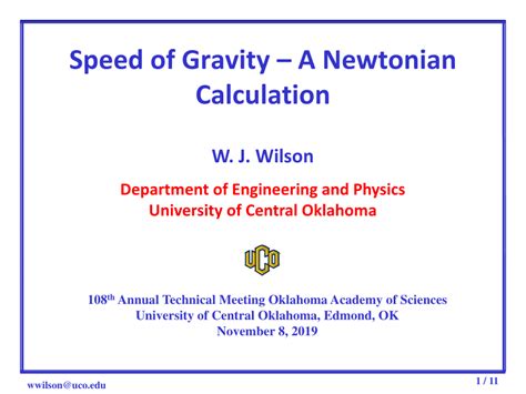 PDF Speed Of Gravity A Newtonian Calculation